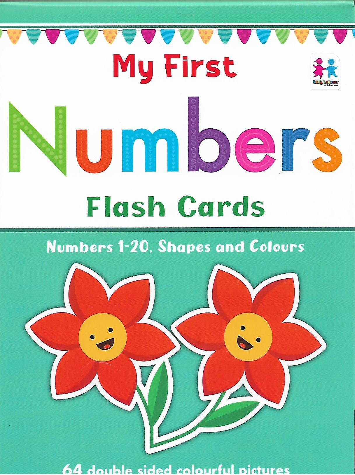 My First Numbers 1-20, Shapes And Colour Flash Cards – MPHOnline.com