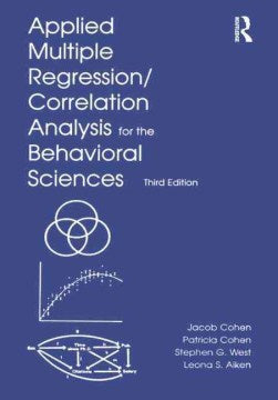 Applied Multiple Regression/Correlation Analysis for the Behavioral Sc – MPHOnline.com