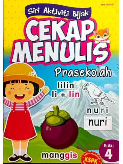 Cekap Menulis Prasekolah Buku4 – MPHOnline.com