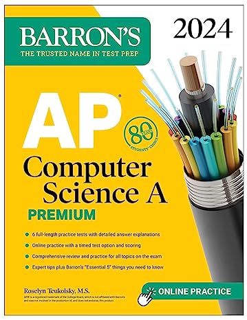 Barron's AP Computer Science A Premium 2024 – MPHOnline.com