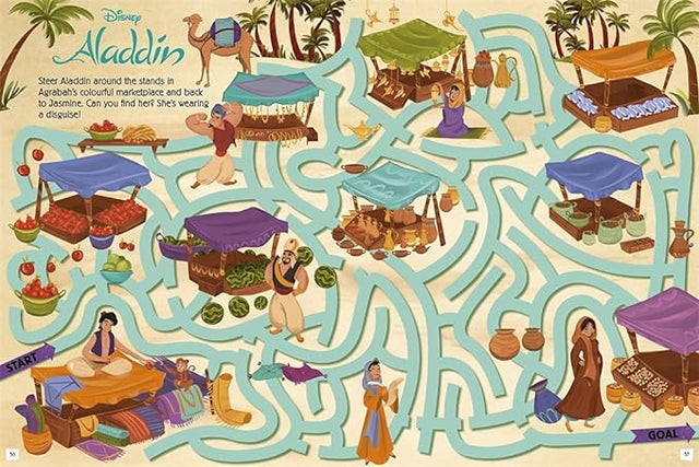 The Disney Book of Mazes: Explore the Magical Worlds of Disney and Pix ...