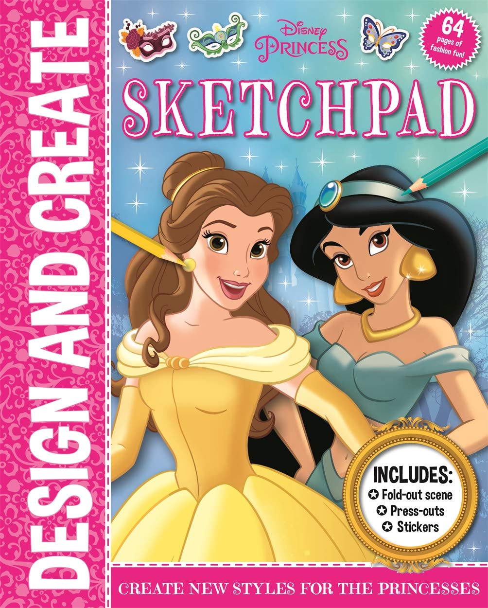 Disney Princess: Design & Create Sketchbook – MPHOnline.com