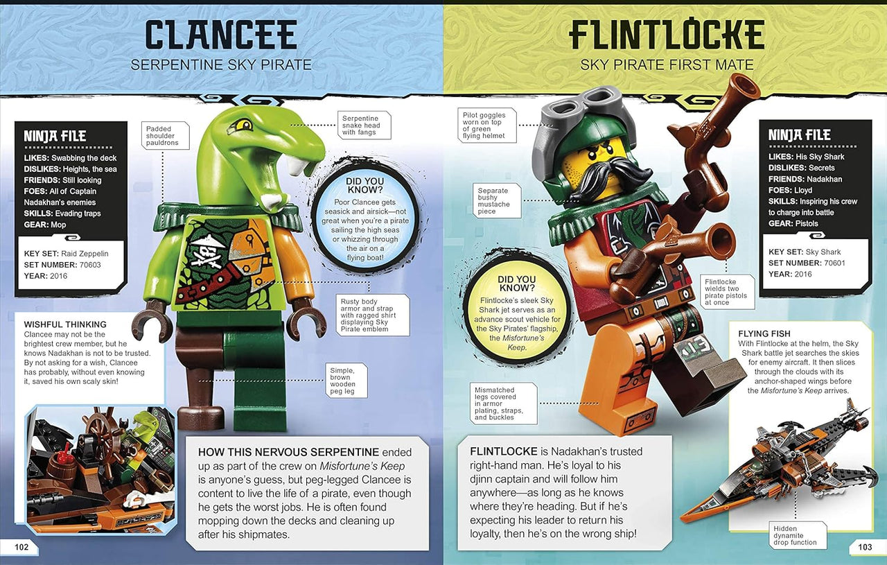 LEGO NINJAGO Character Encyclopedia (2021 New Edition)(with Mini Figur ...