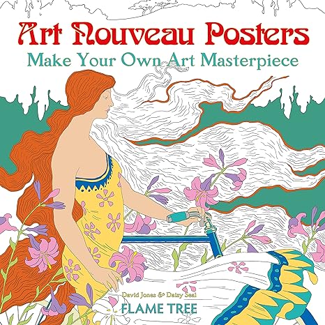 Art Nouveau Posters Make Your Own Art Masterpiece (Art Colouring Book ...