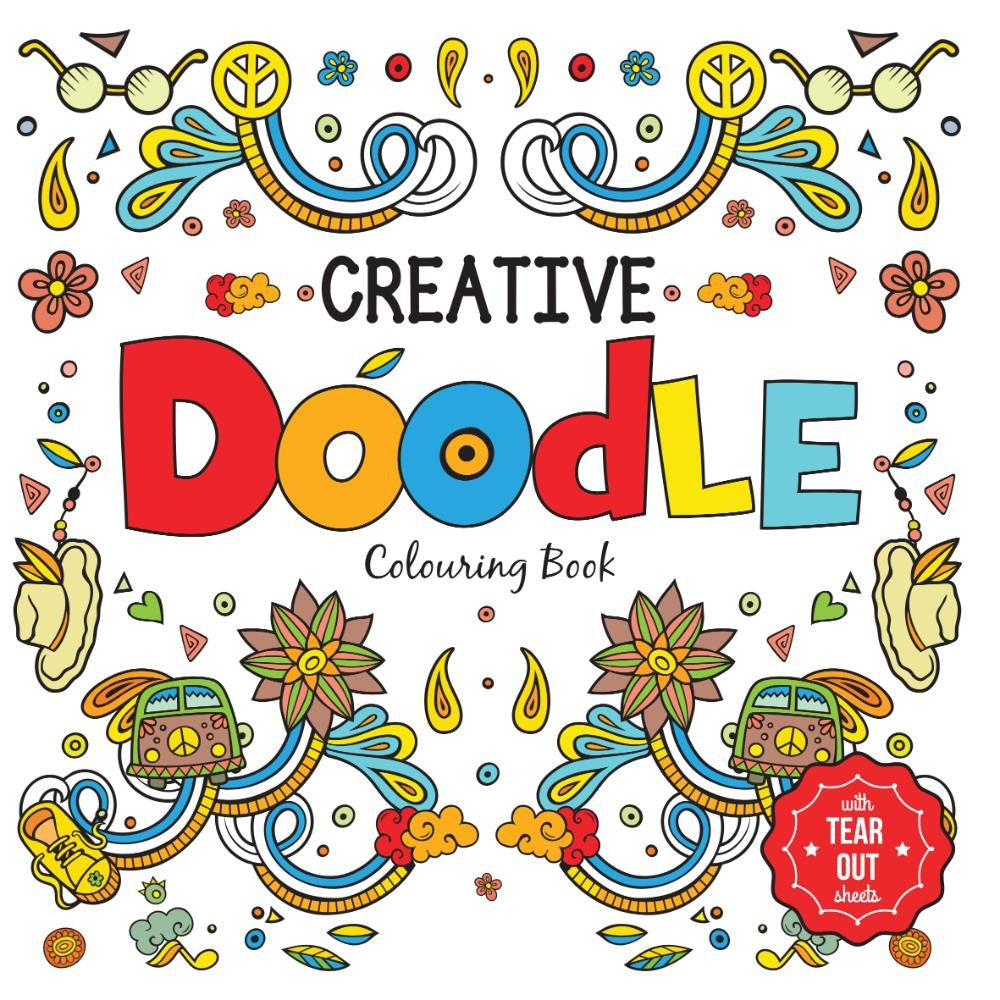 Doodle Colouring Book Creative – MPHOnline.com