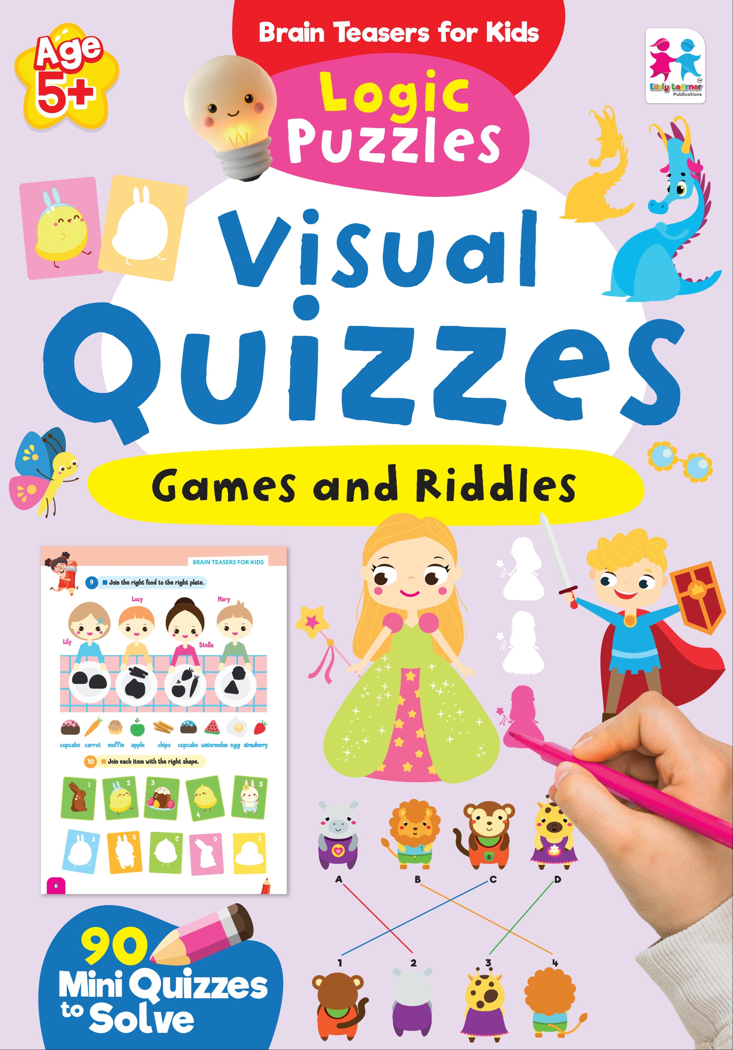 Logic Puzzles: Visual Quizzes-Games and Riddles (Brain Teasers For Kid ...