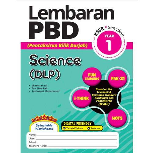 Lembaran PBD Science (DLP) Year 1 '24 – MPHOnline.com