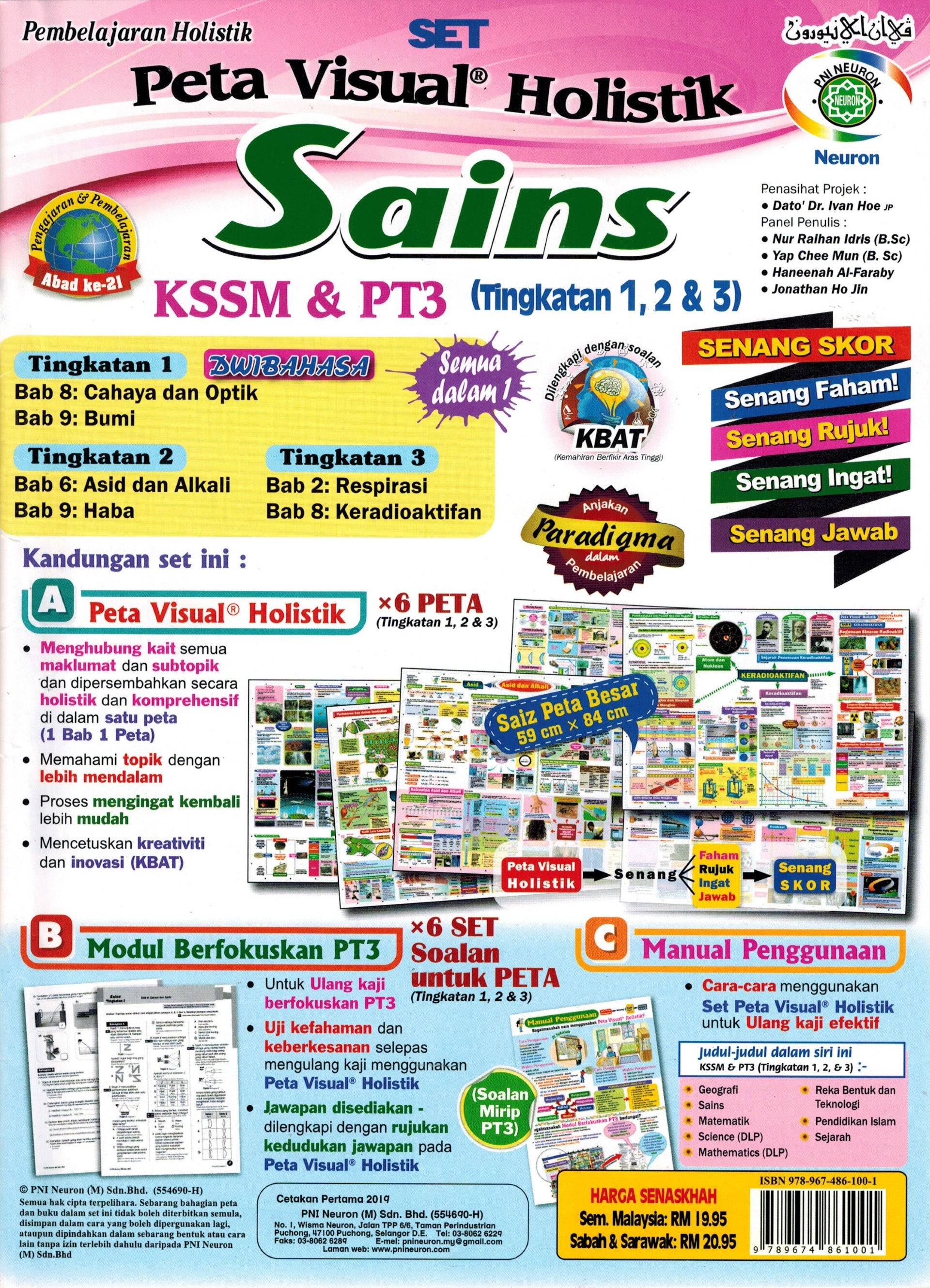 Set Peta Visual Holistik Sains KSSM & PT3 – MPHOnline.com
