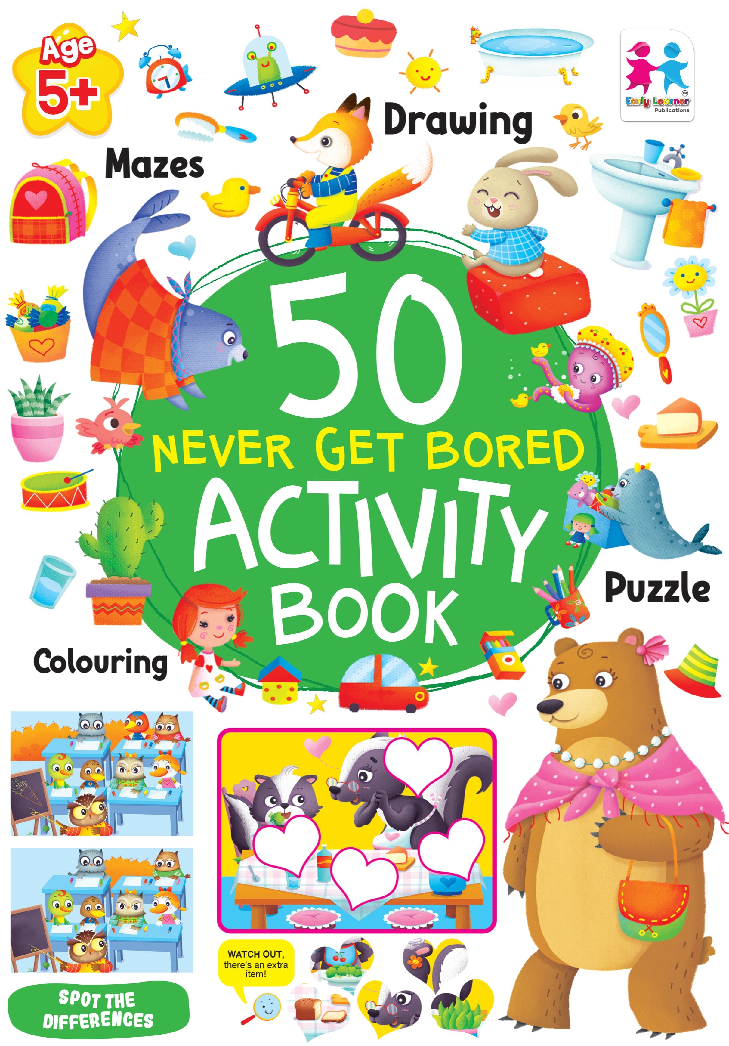 50 Never Get Bored Activity Book – MPHOnline.com