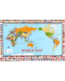 Wall Chart - World Map – MPHOnline.com