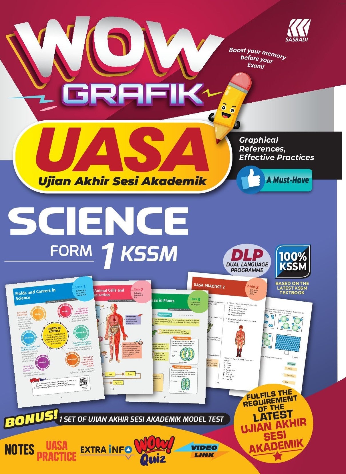 Wow Grafik UASA KSSM Science Form 1 – MPHOnline.com