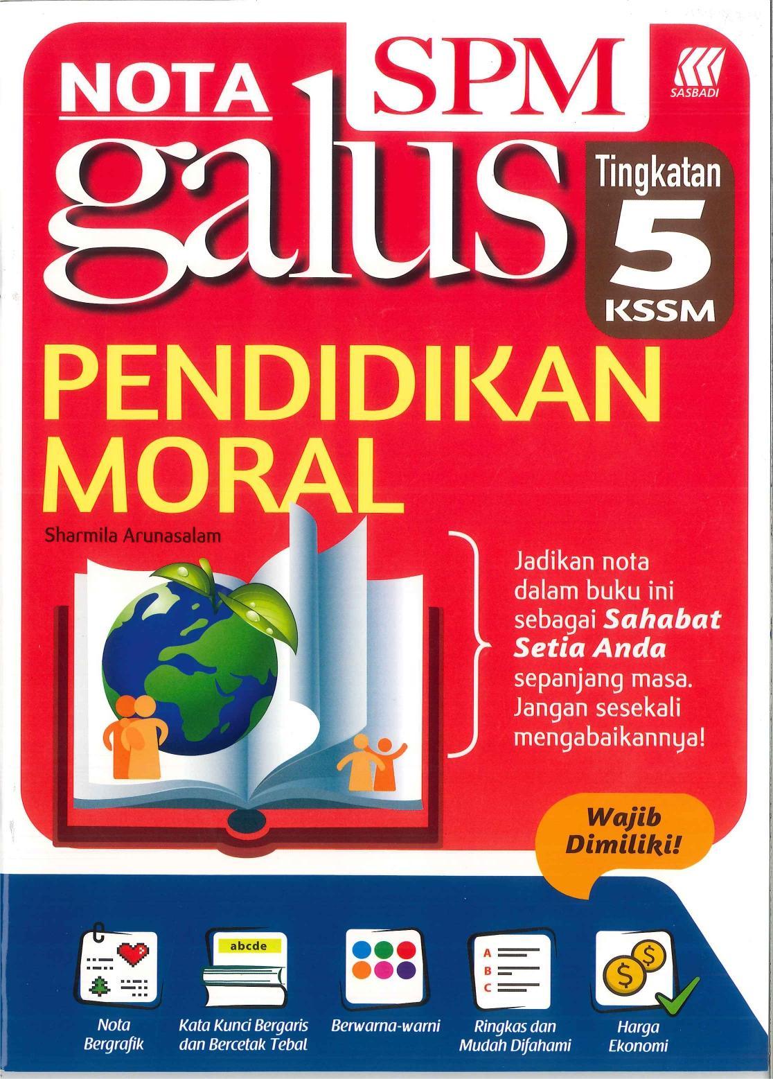 Nota Galus SPM Pendidikan Moral Tingkatan 5 KSSM (2024) – MPHOnline.com
