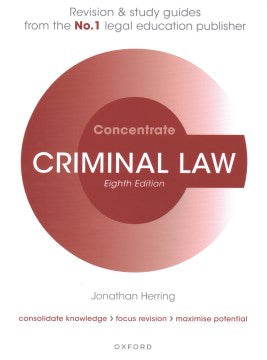 Criminal Law Concentrate – MPHOnline.com