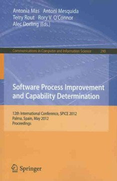 Software Process Improvement and Capability Determination – MPHOnline.com