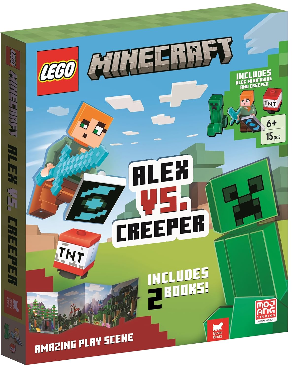 Lego Minecraft - Alex vs Creeper (+ Minifigure) – MPHOnline.com