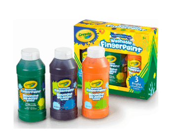 CRAYOLA Washable Fingerpaint, Secondary Colors, 3 Count – MPHOnline.com