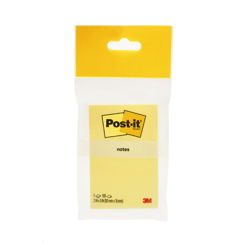 3M Post-It 656-1CY(HB) 2X3 100's Yellow – MPHOnline.com
