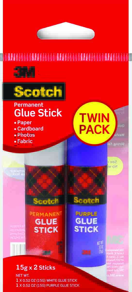 3M Scotch Glue Stick 15g (Twin Pack) – MPHOnline.com