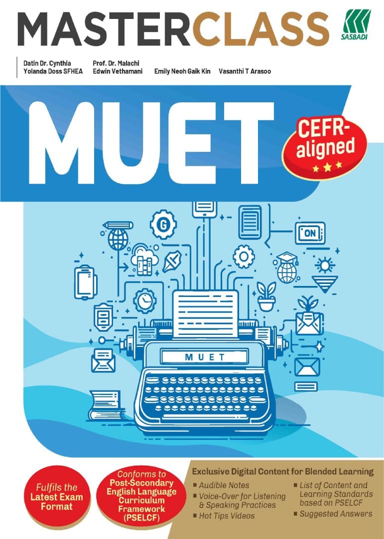 MasterClass MUET CEFR-aligned (Edition 2025) – MPHOnline.com
