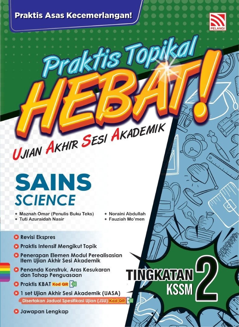 Praktis Topikal Hebat UASA KSSM (2025) Sains Tingkatan 2 – MPHOnline.com