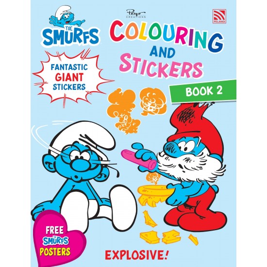 The Smurfs - Colouring And Stickers Book 2 – MPHOnline.com