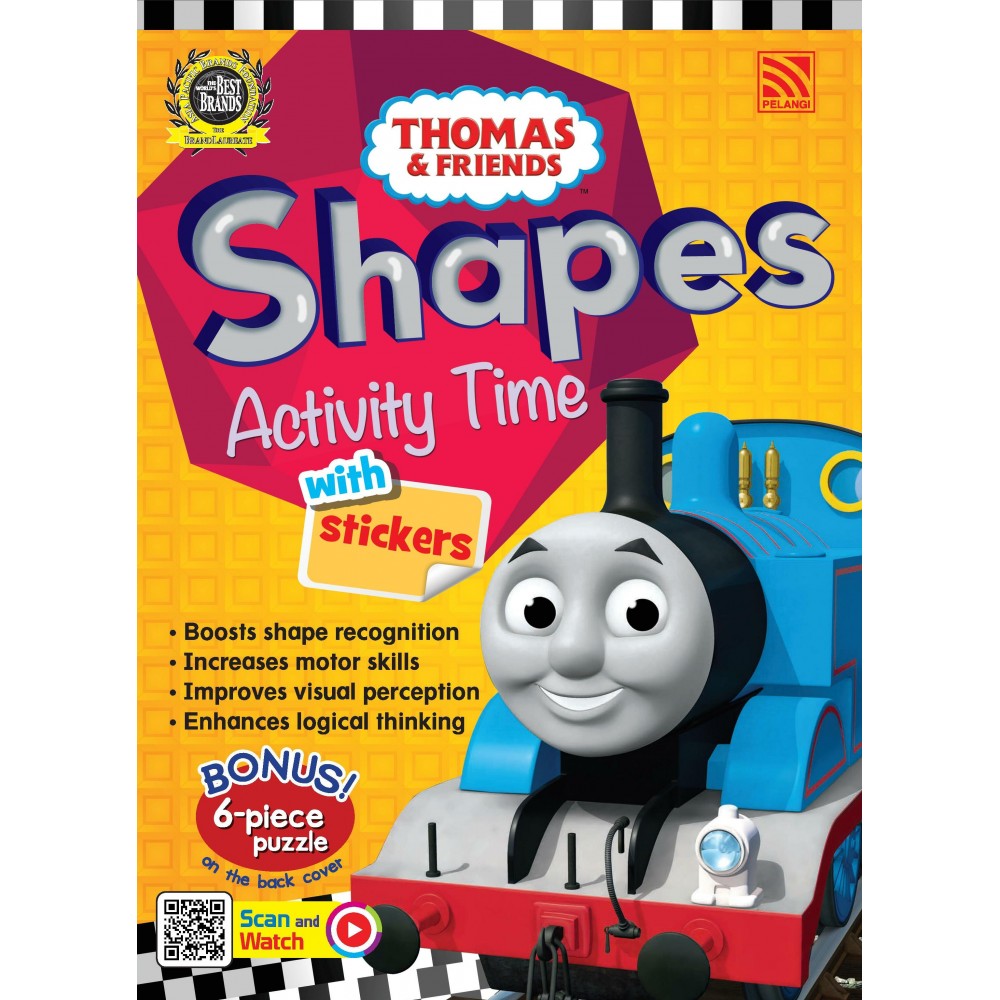 Thomas & Friends - Shapes Activity Time With Stickers – MPHOnline.com