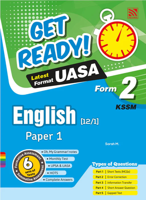 Get Ready! UASA (2024) English Form 2 (Paper 1) – MPHOnline.com