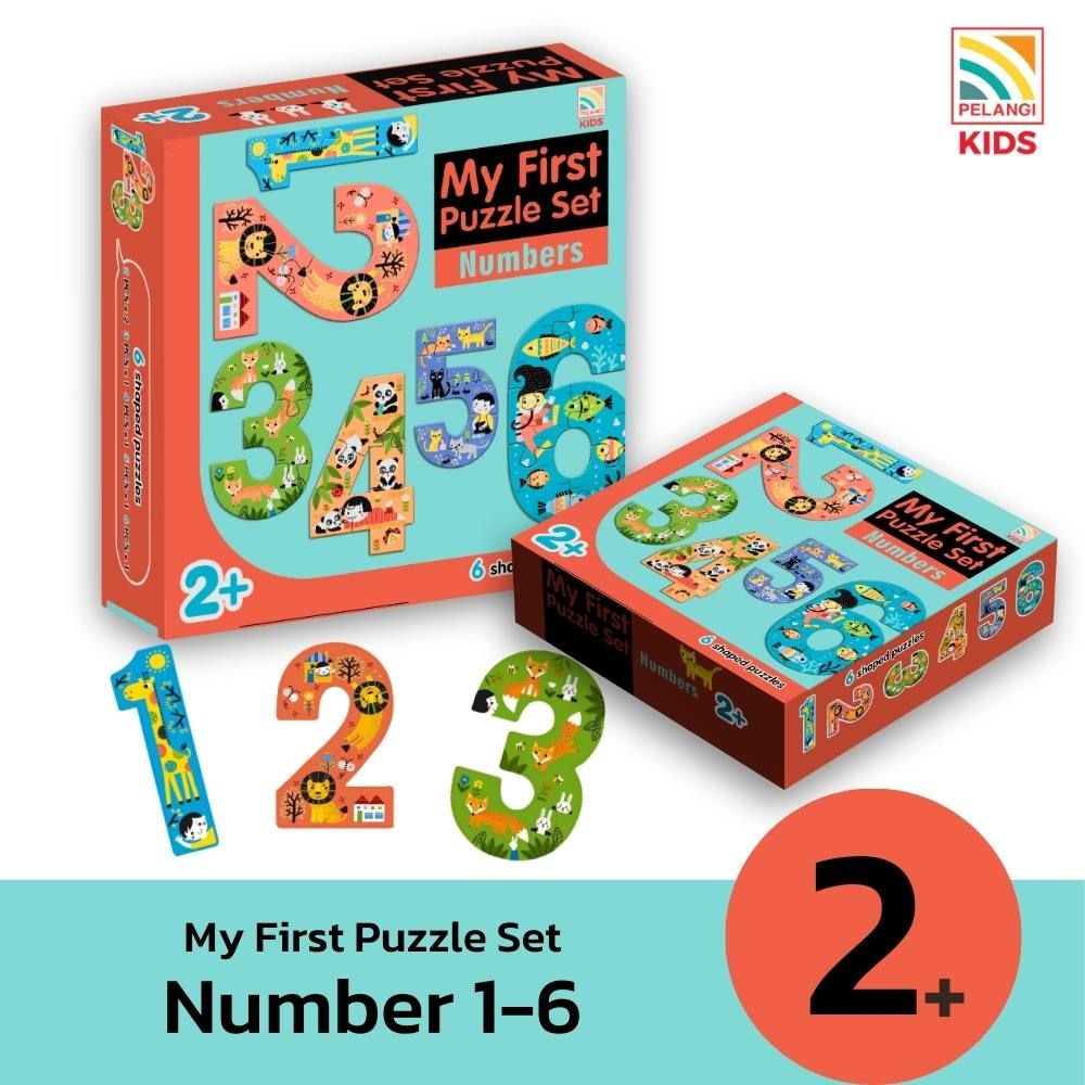 My First Puzzle Set: Numbers (6 shaped puzzles) – MPHOnline.com