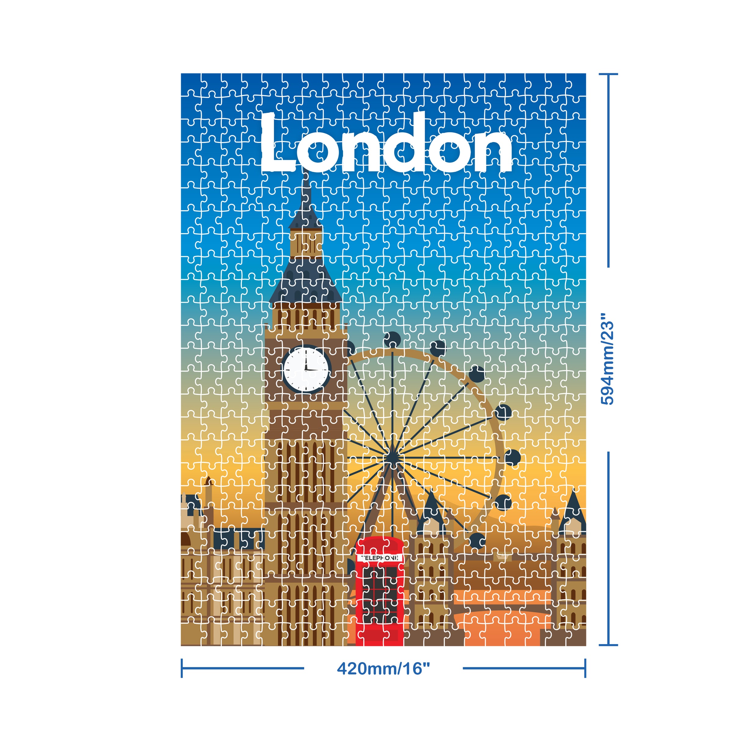 The Travel Series 500pc Jigsaw: London – MPHOnline.com