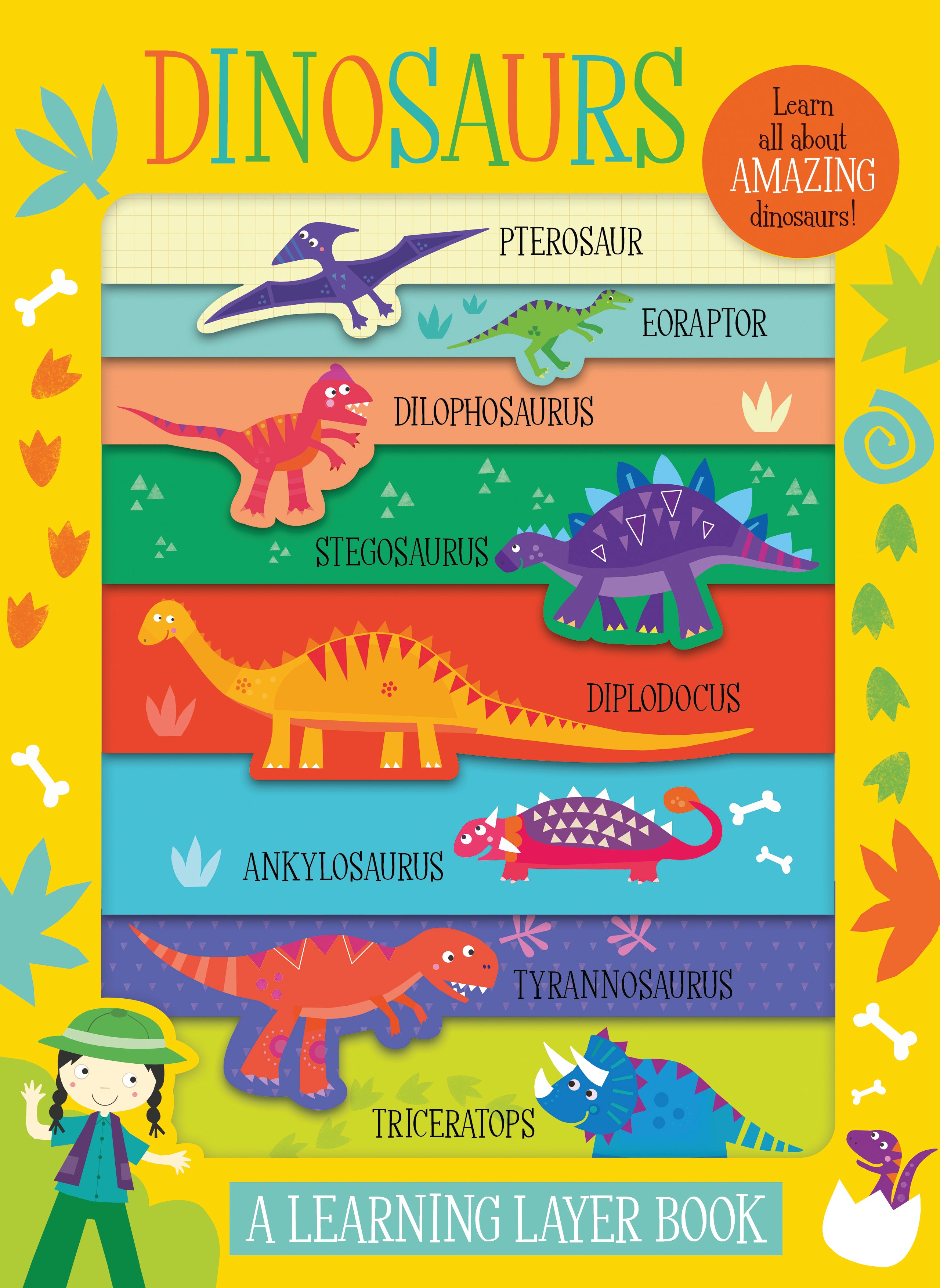 Learning Layer Board Book - Dinosaurs – MPHOnline.com
