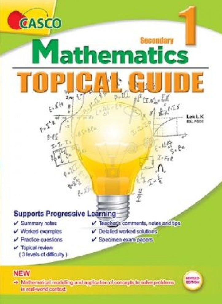 Secondary 1 Mathematics Topical Guide - Revised Edition 2020 - NEW ...