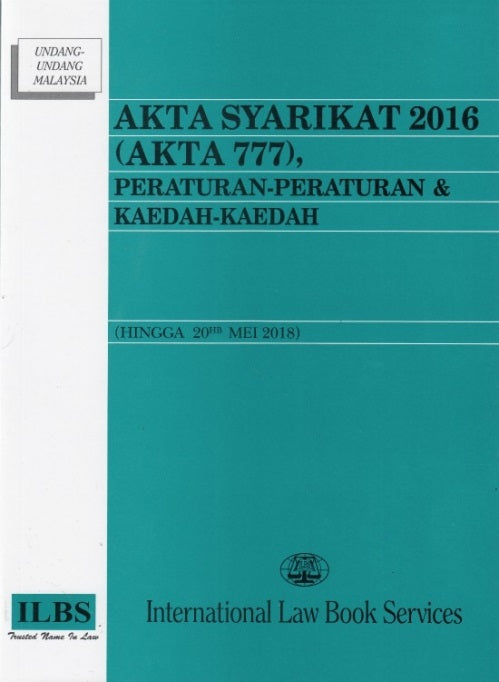 Akta Syarikat 2016 (Hingga 20hb Mei 2018) – MPHOnline.com